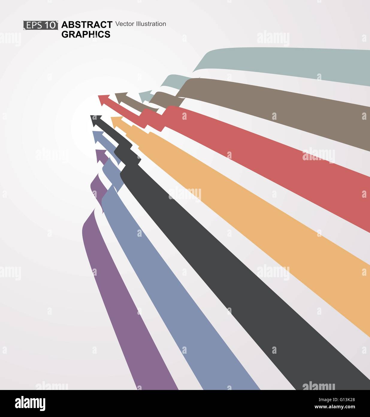 Sense of perspective arrows, growth meaning Stock Vector Image & Art ...