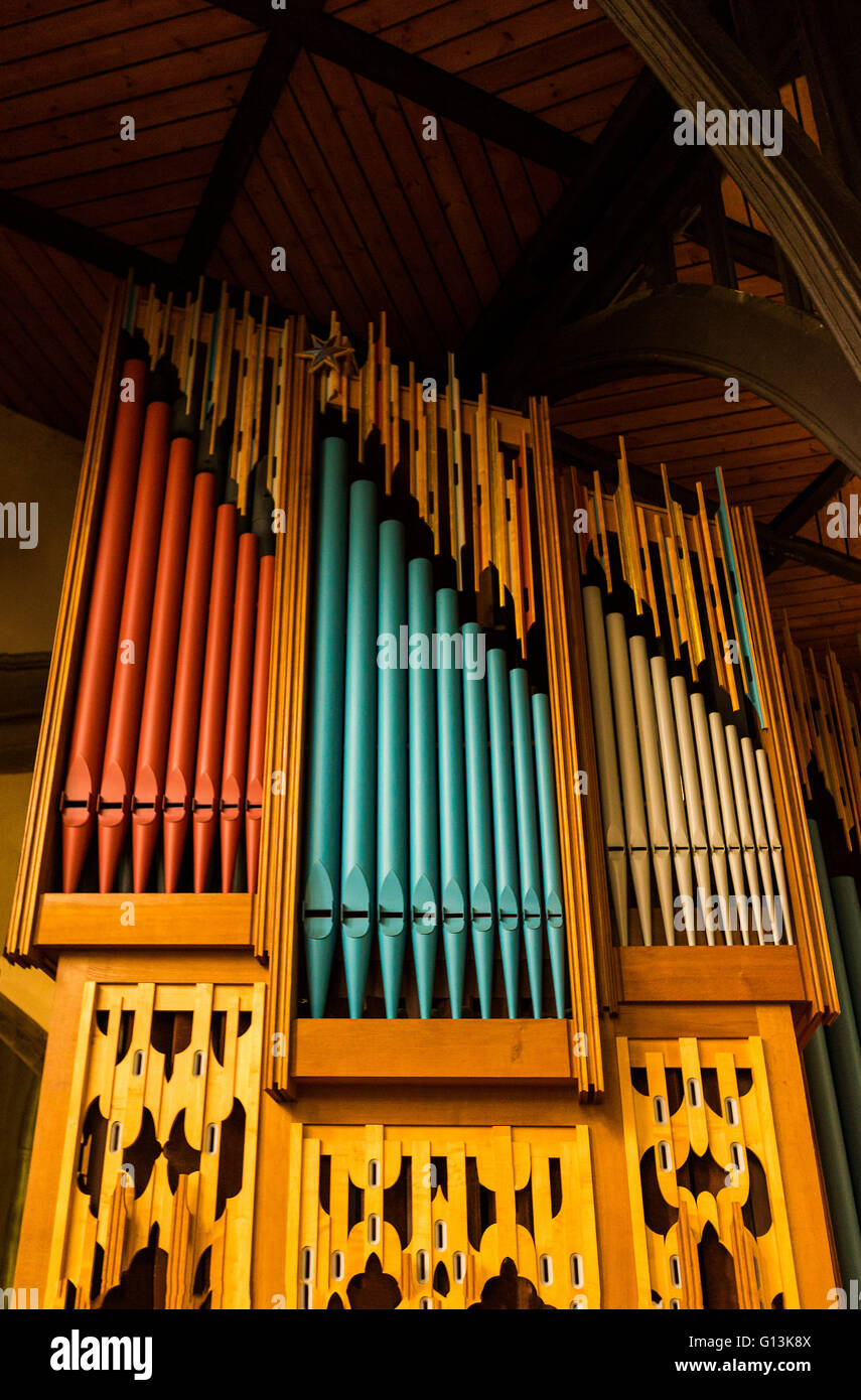 Organ in Church of St Peter, Great Berkhamsted, England Stock Photo - Alamy