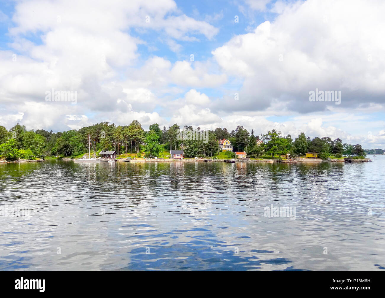 waterside scenery around Stockholm in Sweden Stock Photo - Alamy