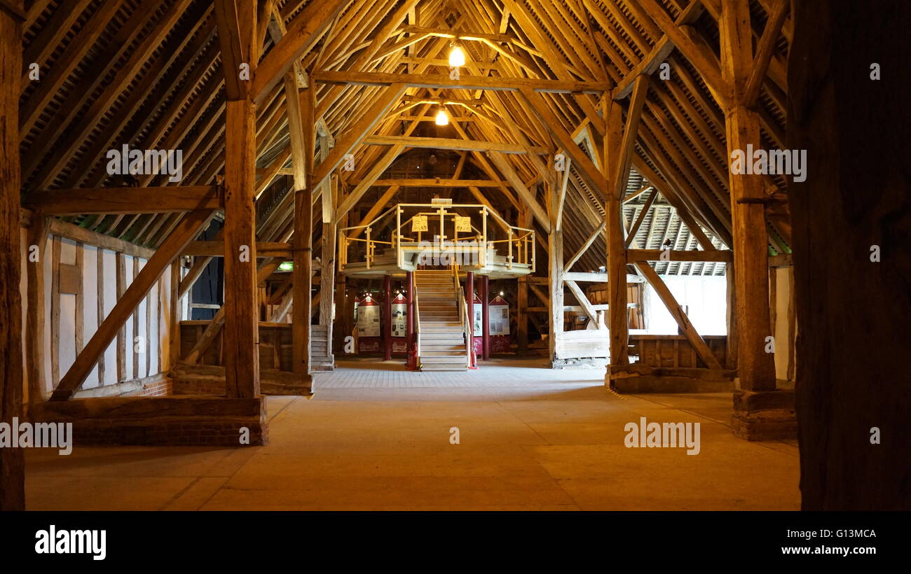 The wheat barn, Temple Cressing, Essex, UK Stock Photo - Alamy
