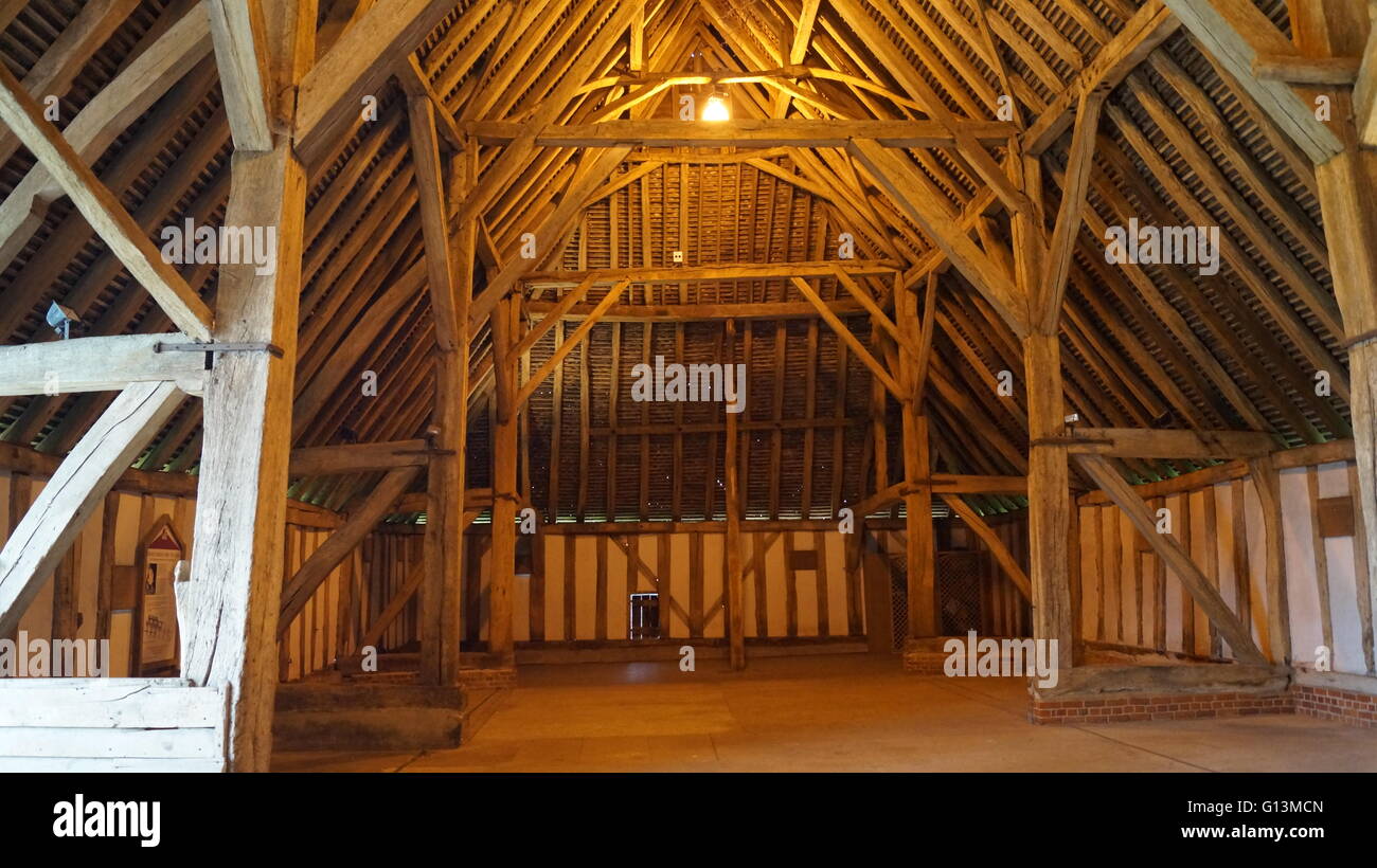 The wheat barn, Temple Cressing, Essex, UK Stock Photo - Alamy