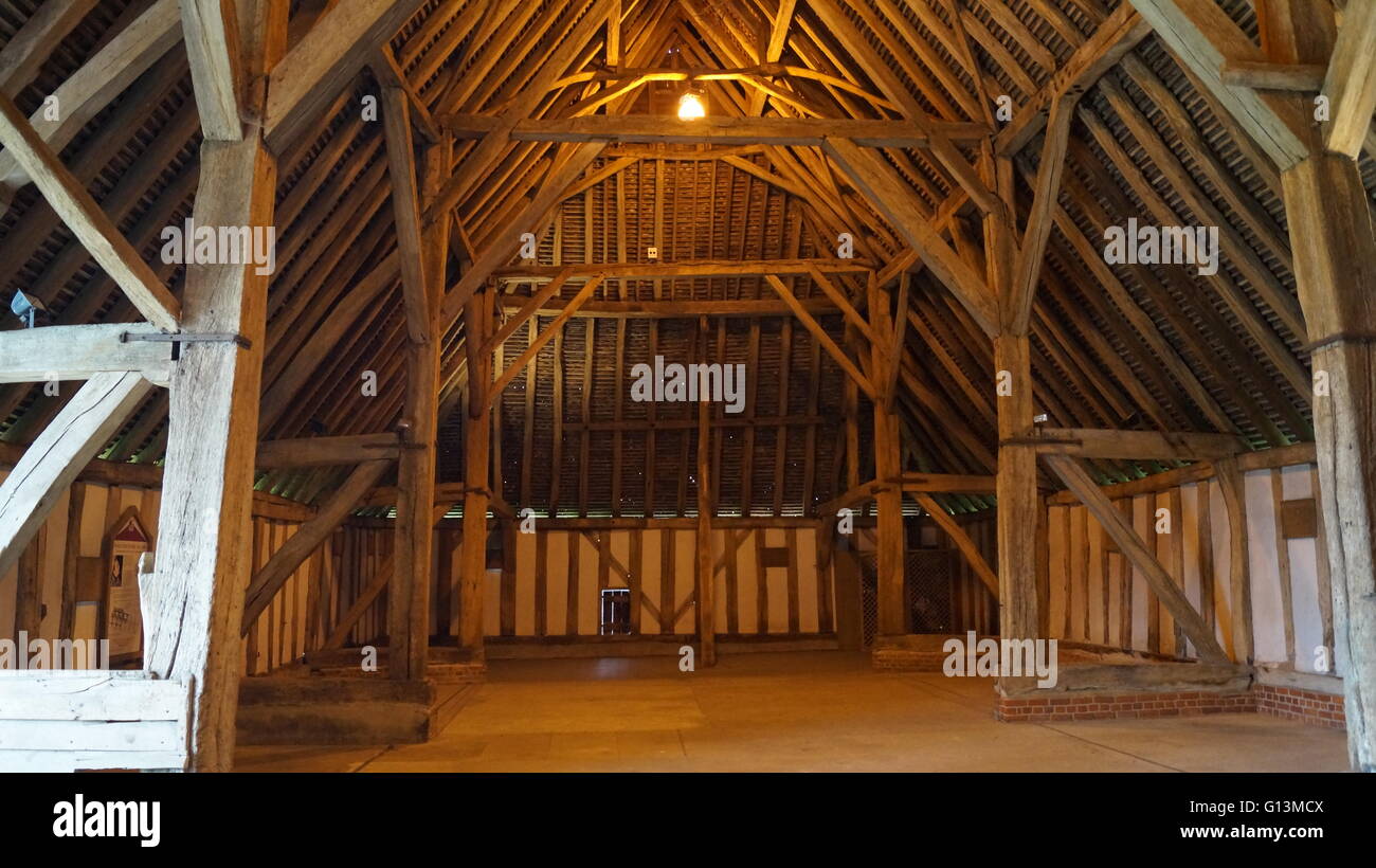 The wheat barn, Temple Cressing, Essex, UK Stock Photo - Alamy
