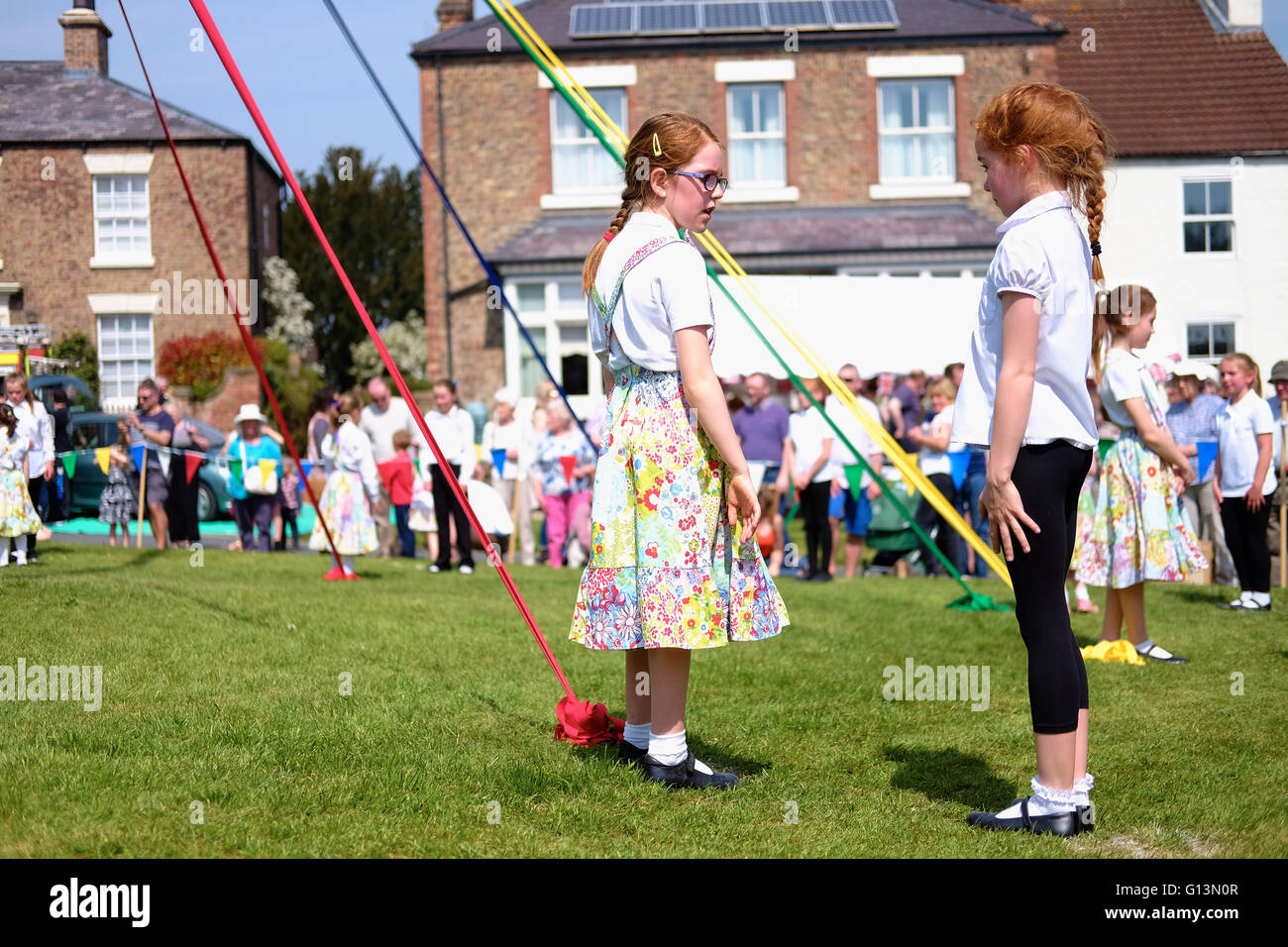 May pole ribbon hi-res stock photography and images - Alamy