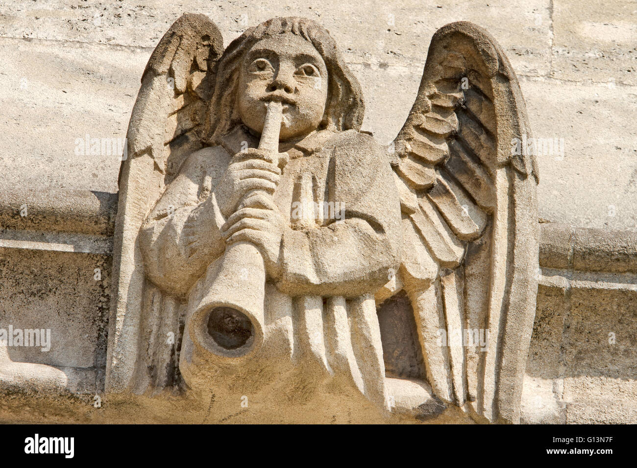 UK Oxford Carved Gargoyle Figure Stock Photo - Alamy
