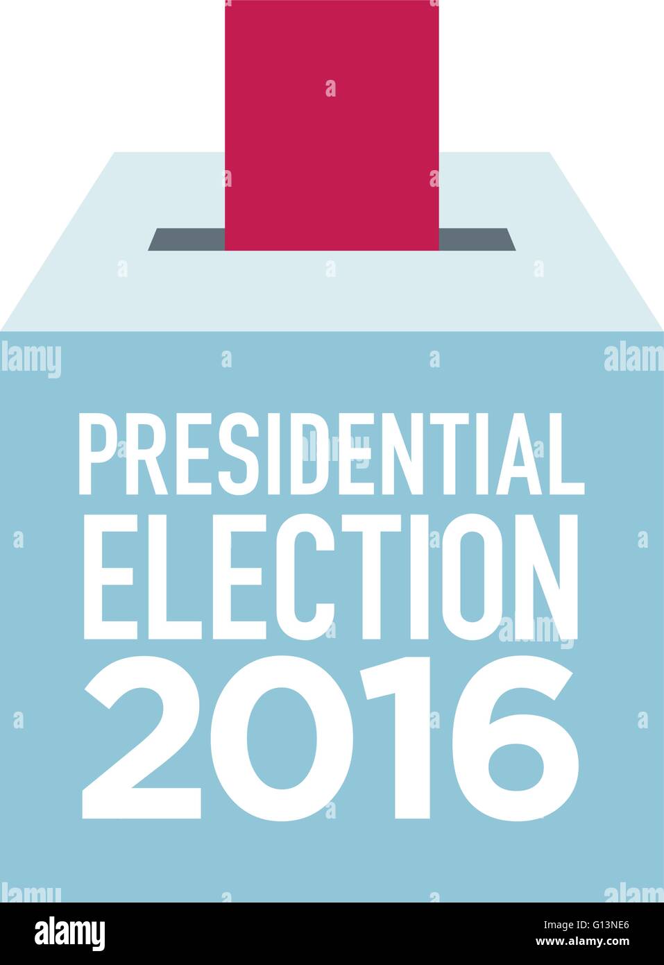 United States ballot box vector illustration Stock Vector Image & Art ...