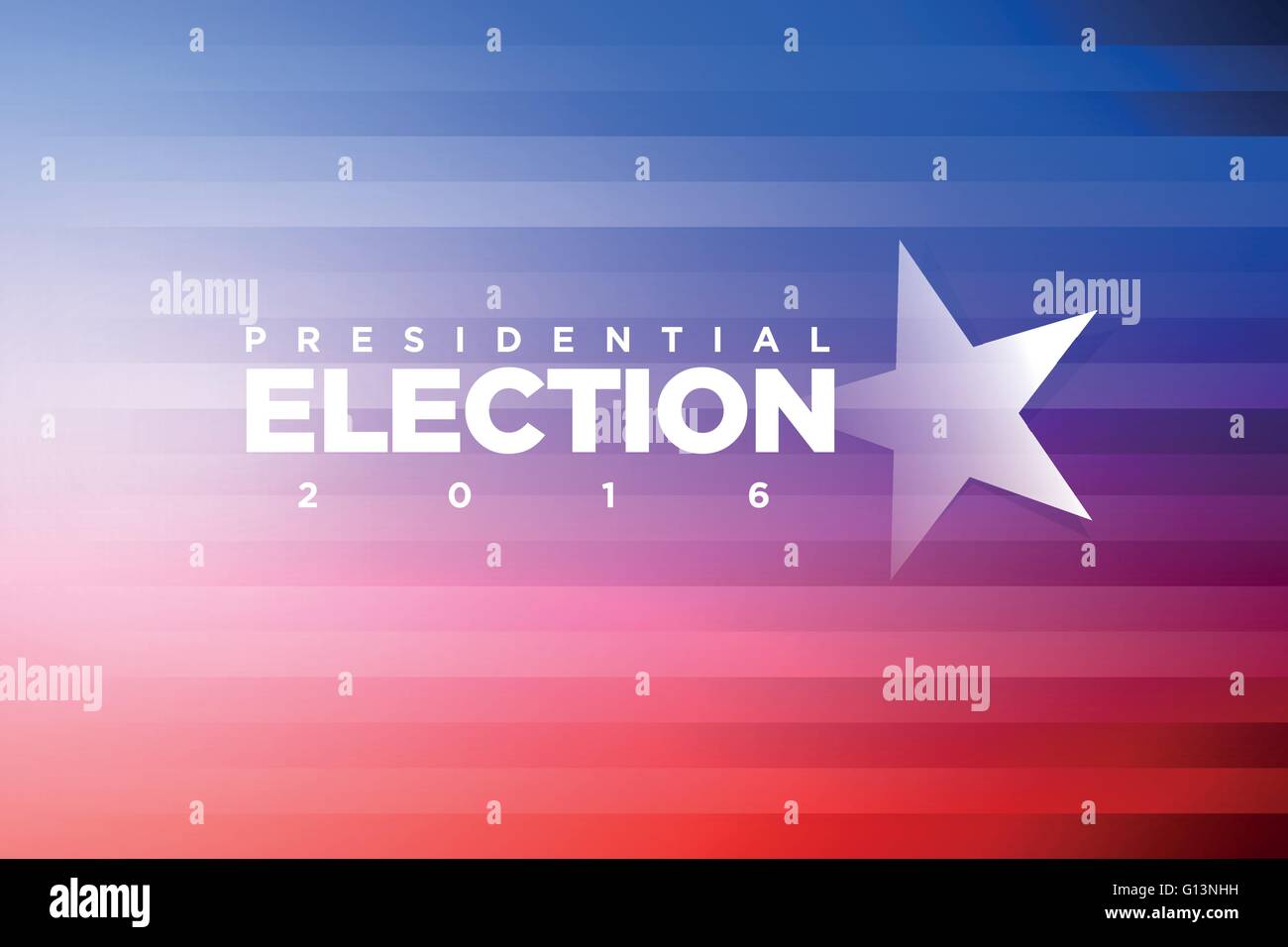 Vector banner for presidential election Stock Vector Image & Art - Alamy