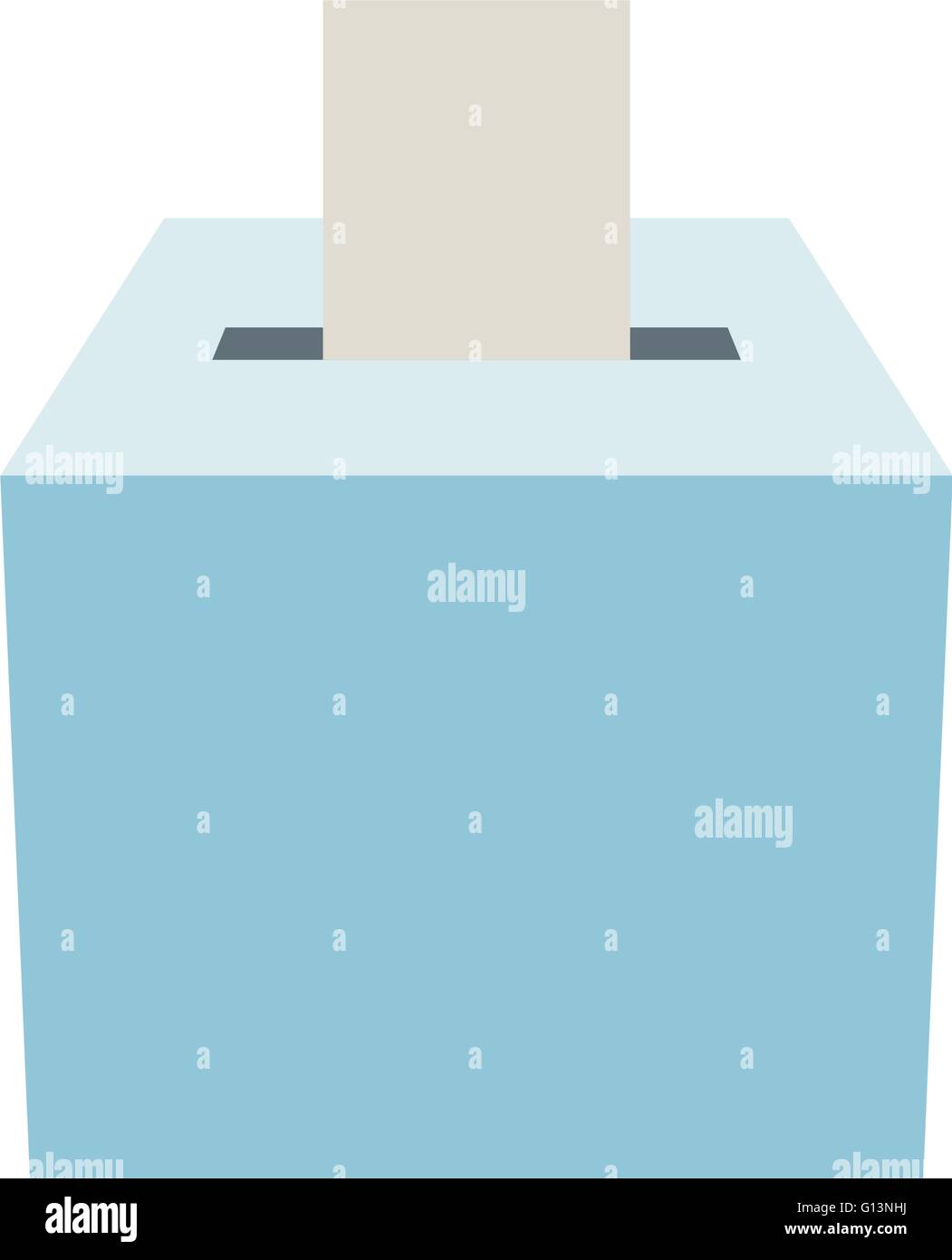Ballot box vector illustration Stock Vector Image & Art - Alamy