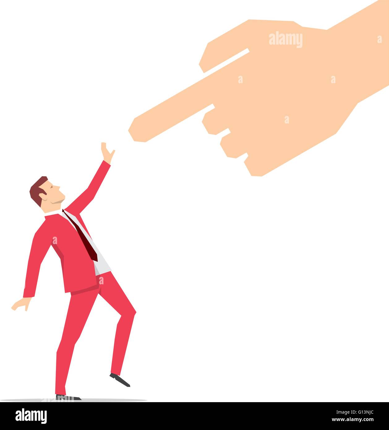 Finger vector vectors hi-res stock photography and images - Alamy