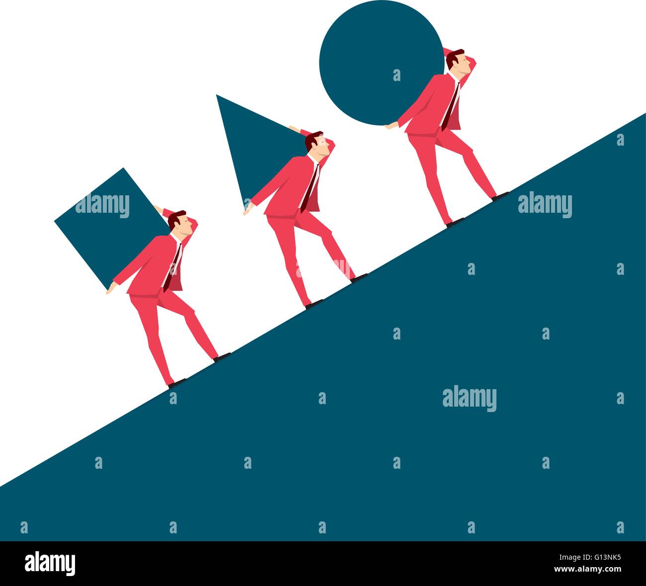 Team building vector vectors hi-res stock photography and images - Alamy