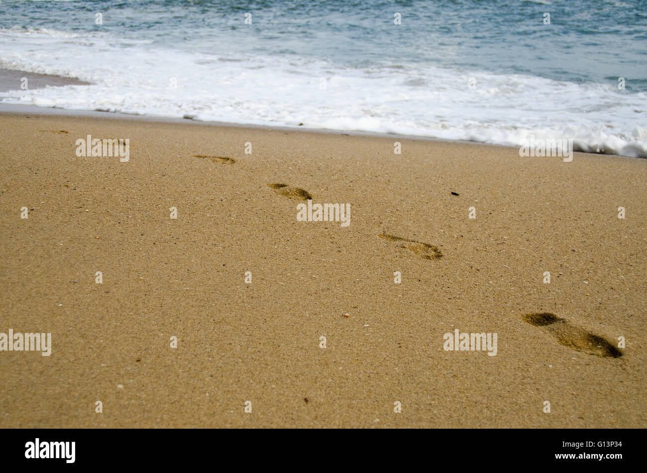 Steps into sand hi-res stock photography and images - Alamy