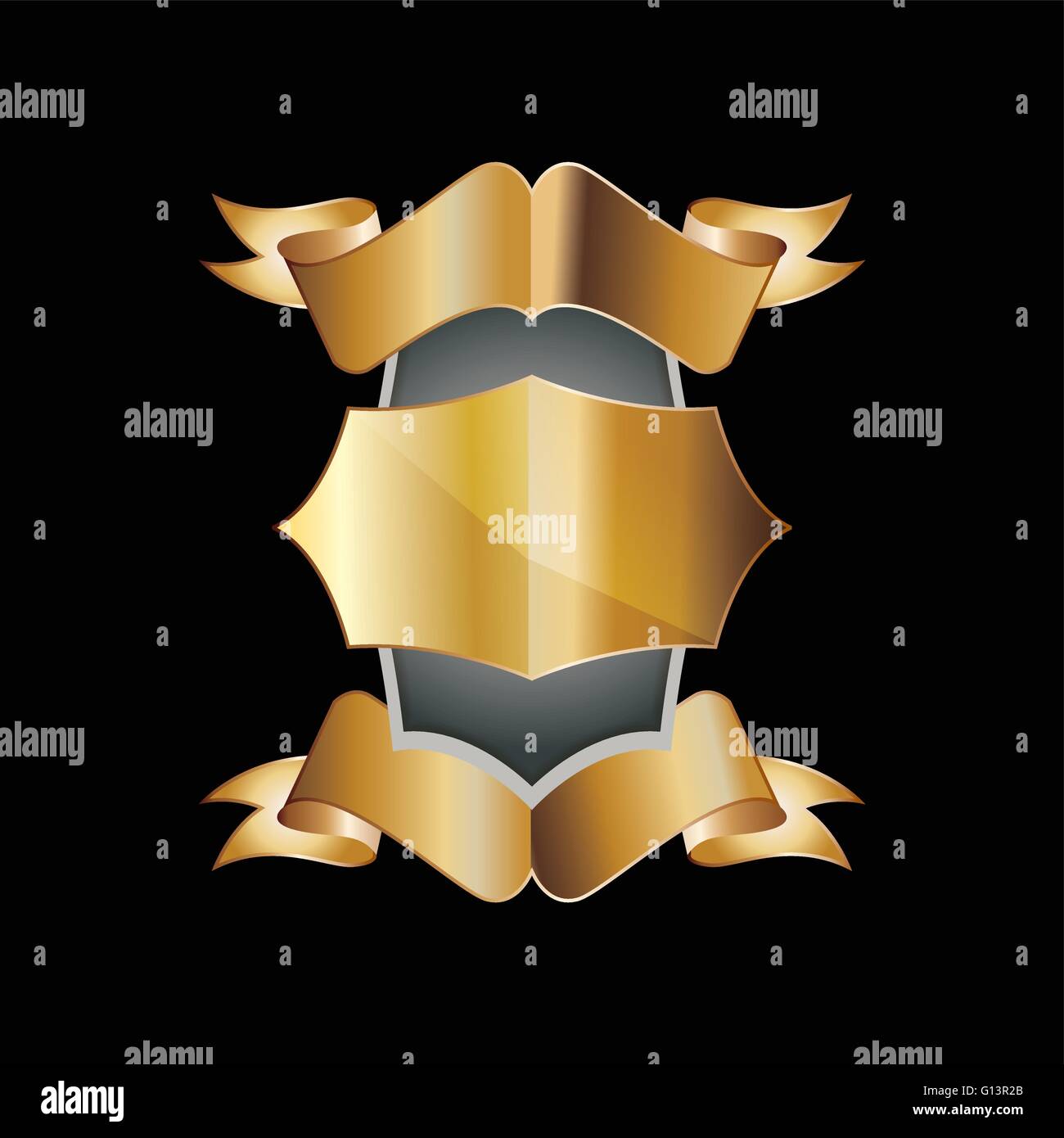 vector of labels with gold elements Stock Vector Image & Art - Alamy