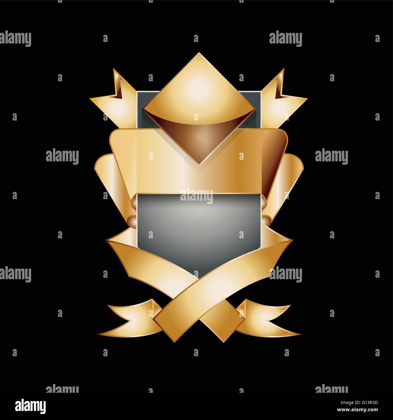 vector of labels with gold elements Stock Vector Image & Art - Alamy