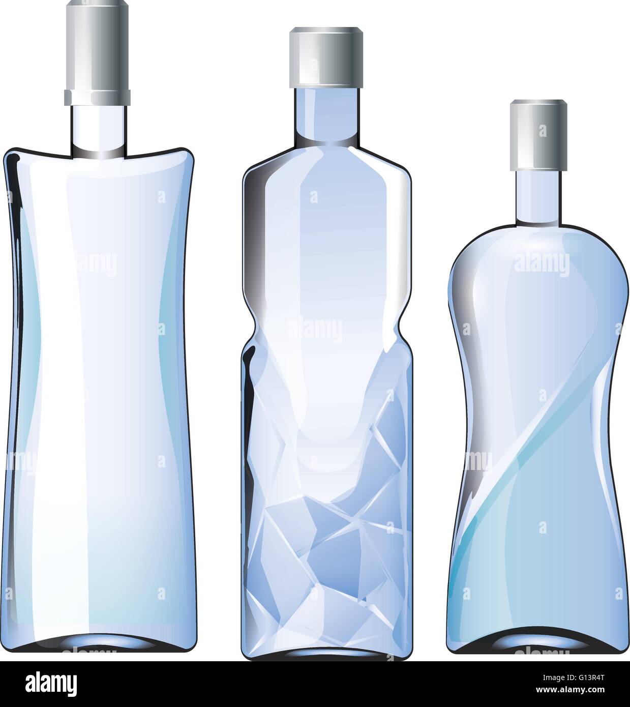 Green water bottle design Stock Vector Images - Alamy