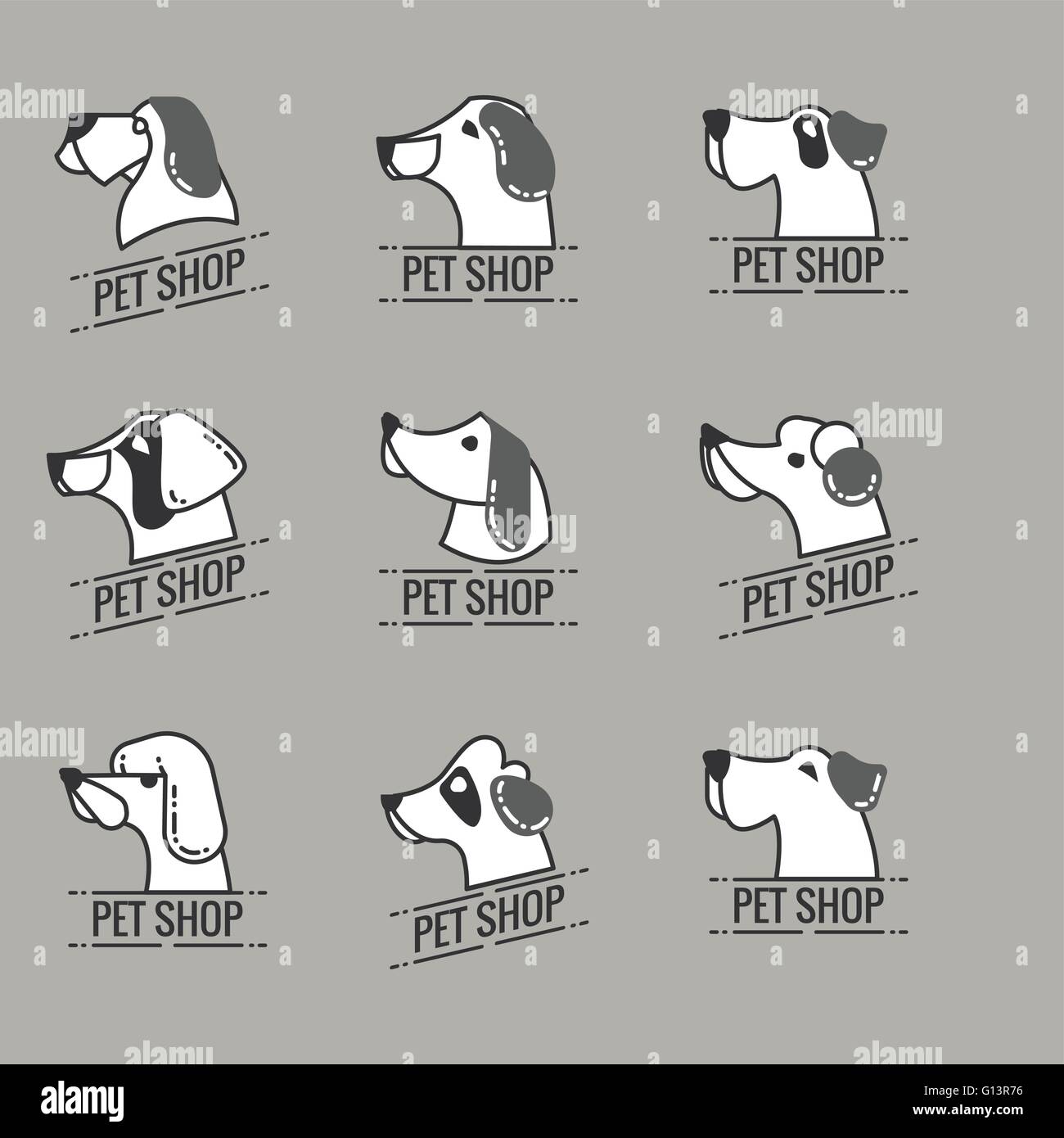 Chihuahua dog icon Stock Vector Images - Alamy