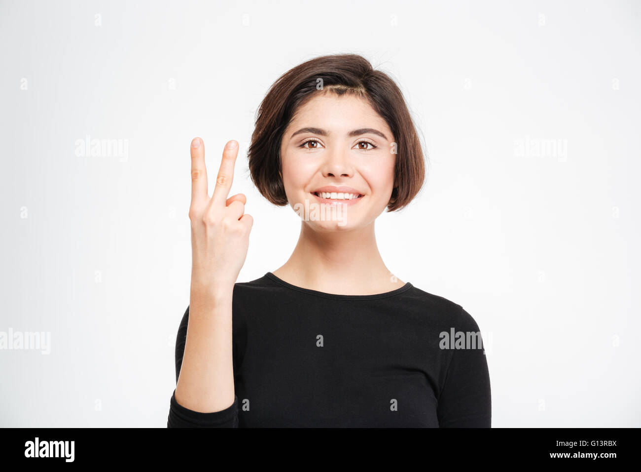Woman counting fingers hi-res stock photography and images - Alamy