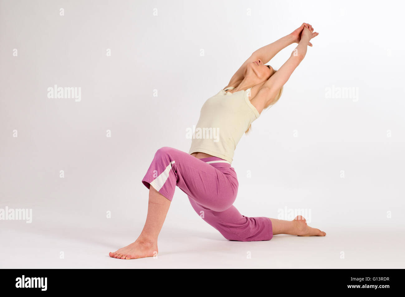 Crescent moon pose hi-res stock photography and images - Alamy