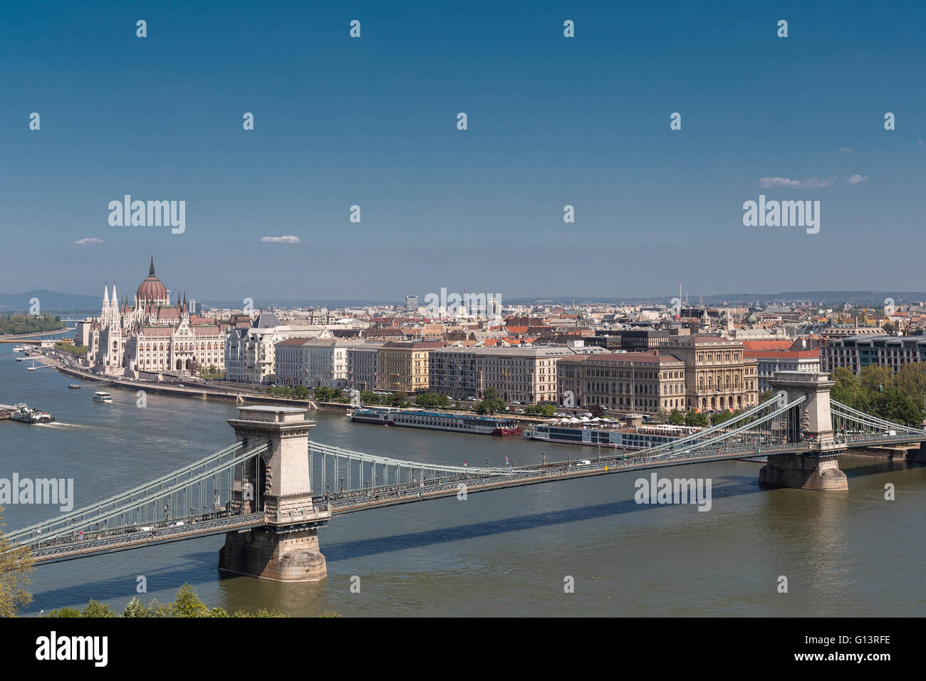 panoramic view of the city of Budapest, Hungary Stock Photo - Alamy