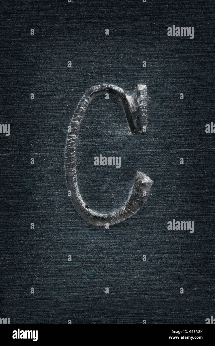 Stamped font hi-res stock photography and images - Alamy