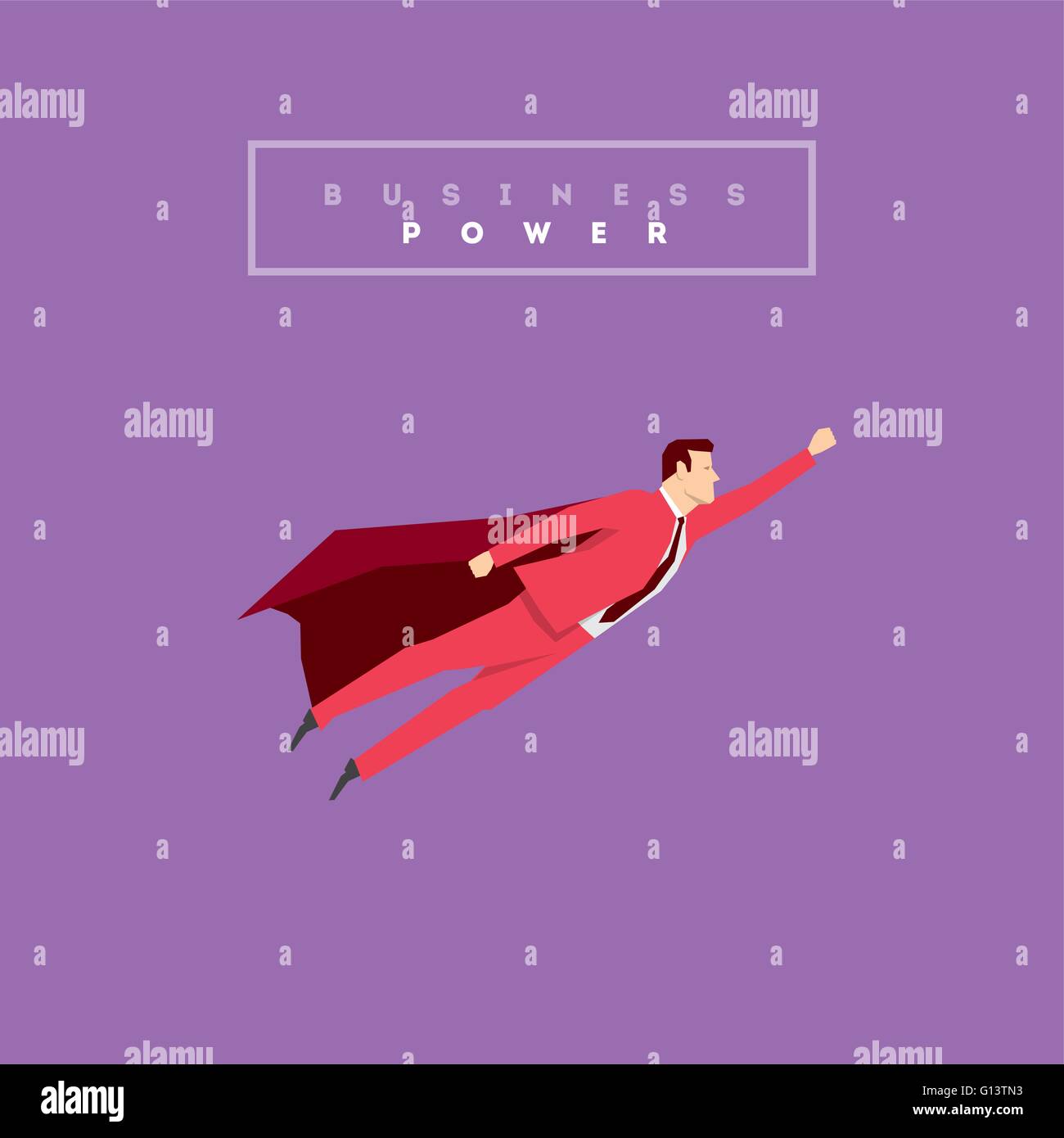 Red flying suit Stock Vector Images - Alamy