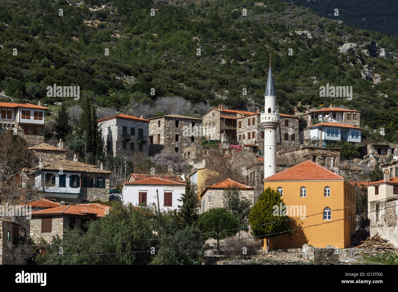 Stone house in doganbey village hi-res stock photography and images - Alamy