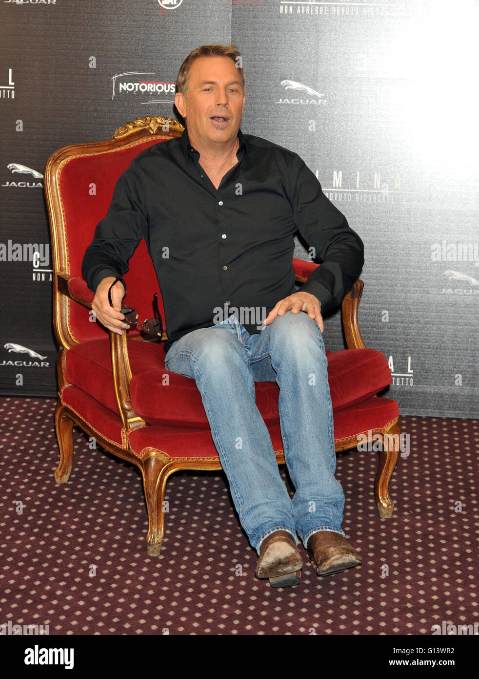 Photocall for 'Criminal' at Hotel Barberini Featuring: Kevin Costner ...