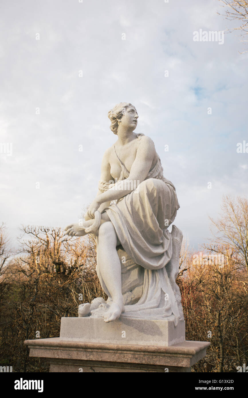 Old statue in Vienna Stock Photo - Alamy