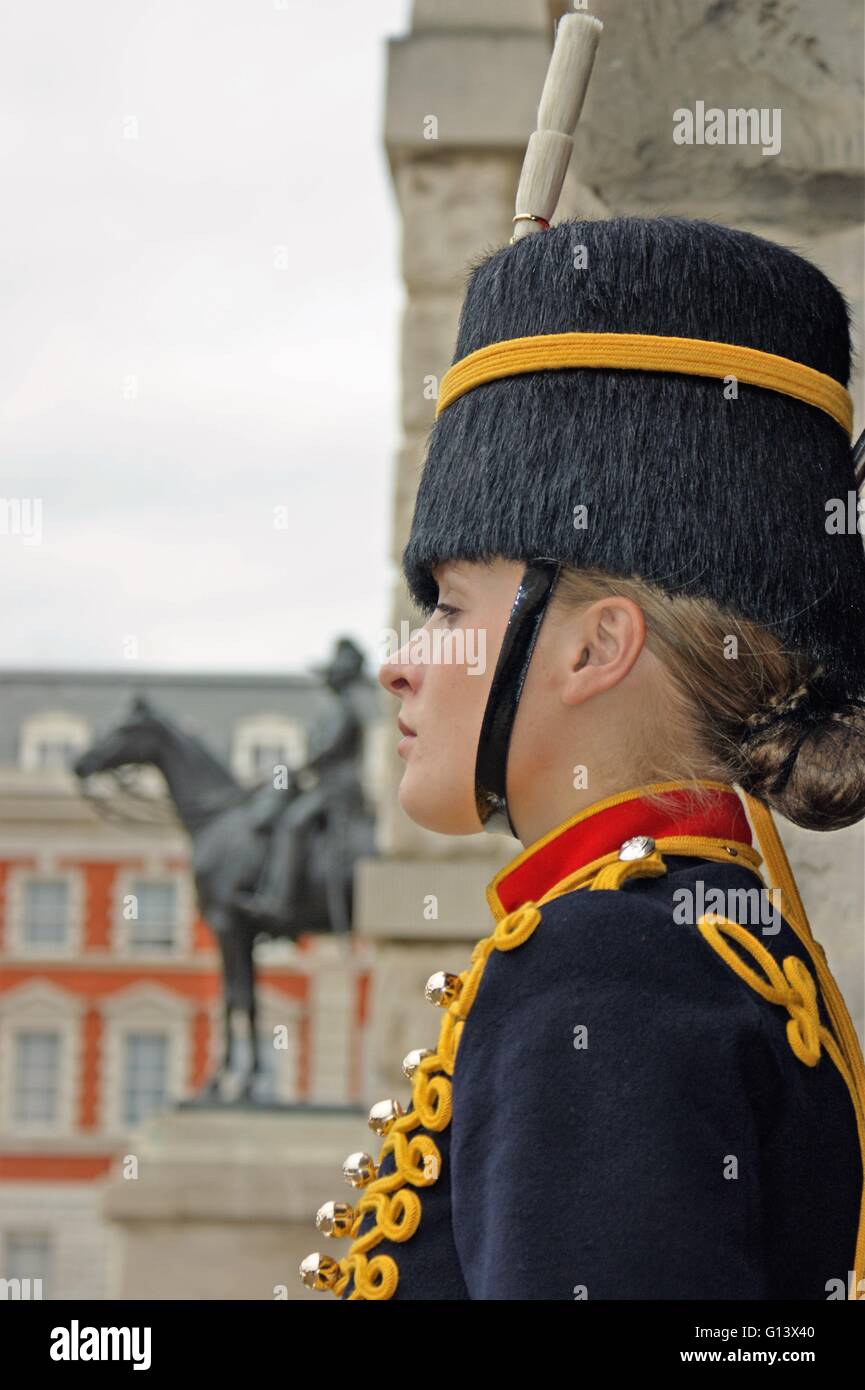 The Queen's Guard and Queen's Life Guard (called King's Guard and King ...