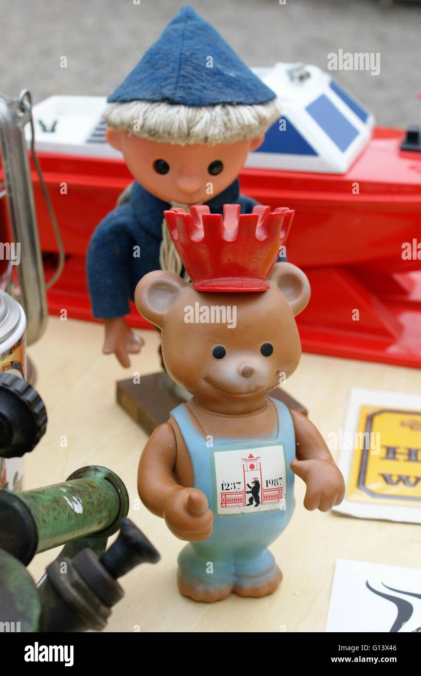 East German Sandman and Berlin Teddy Bear toys Stock Photo - Alamy