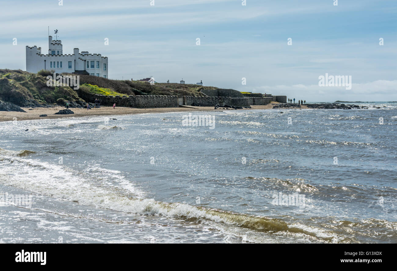 Seafront at Rhosneigr, Anglesey Stock Photo - Alamy