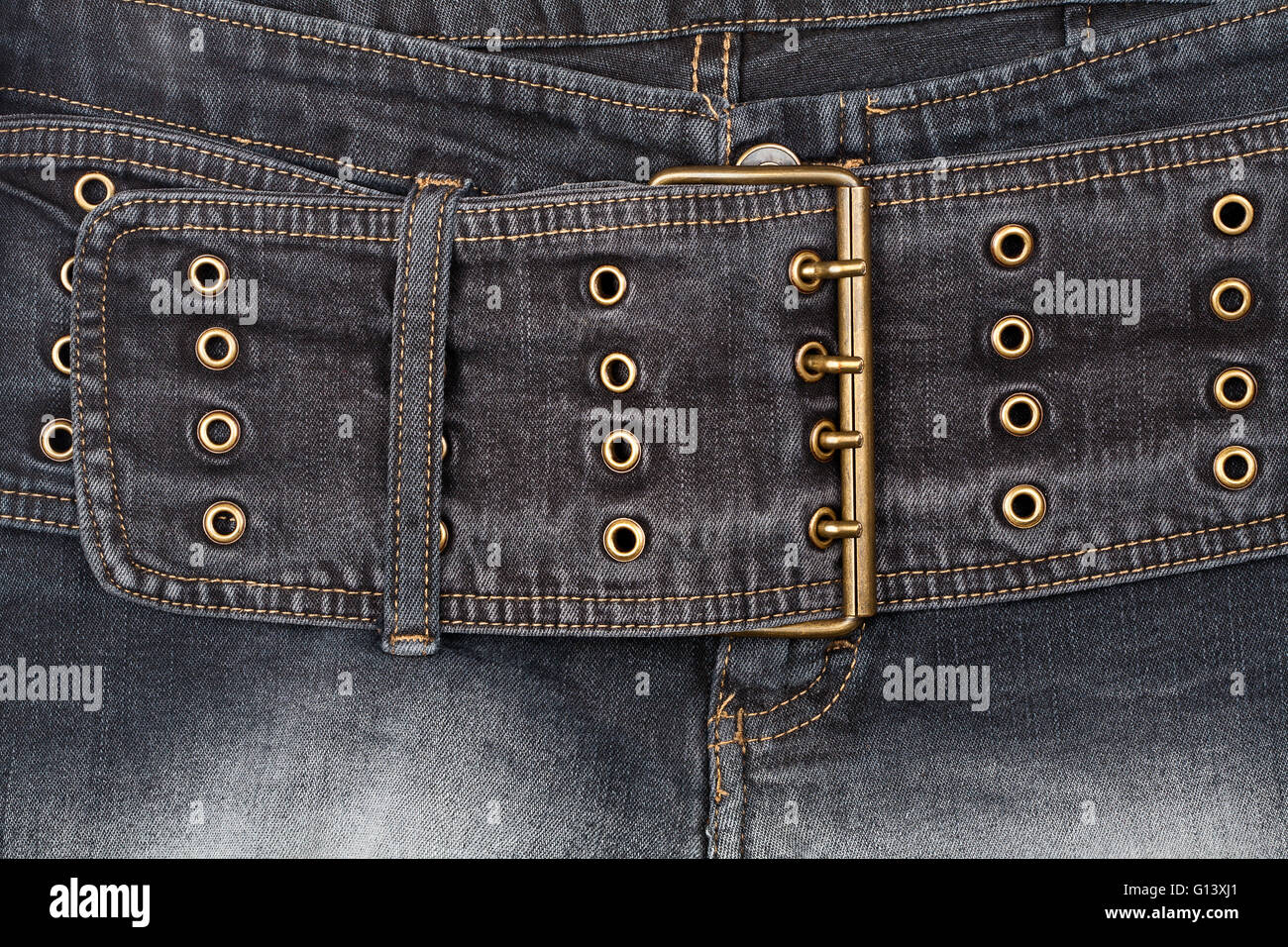 Rivet belt hi-res stock photography and images - Alamy