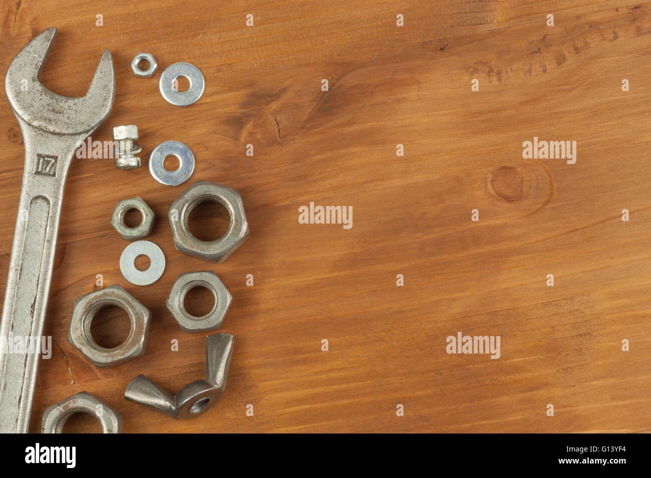 Disorder in the tool. Preparing for home treatment. Various tools ...