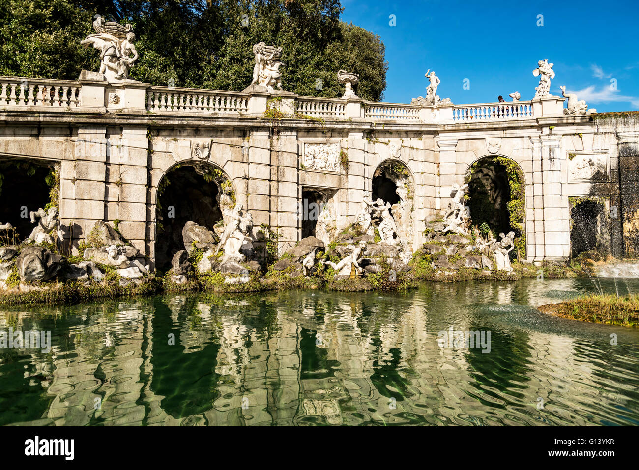 Royal Palace fountain Stock Photo - Alamy