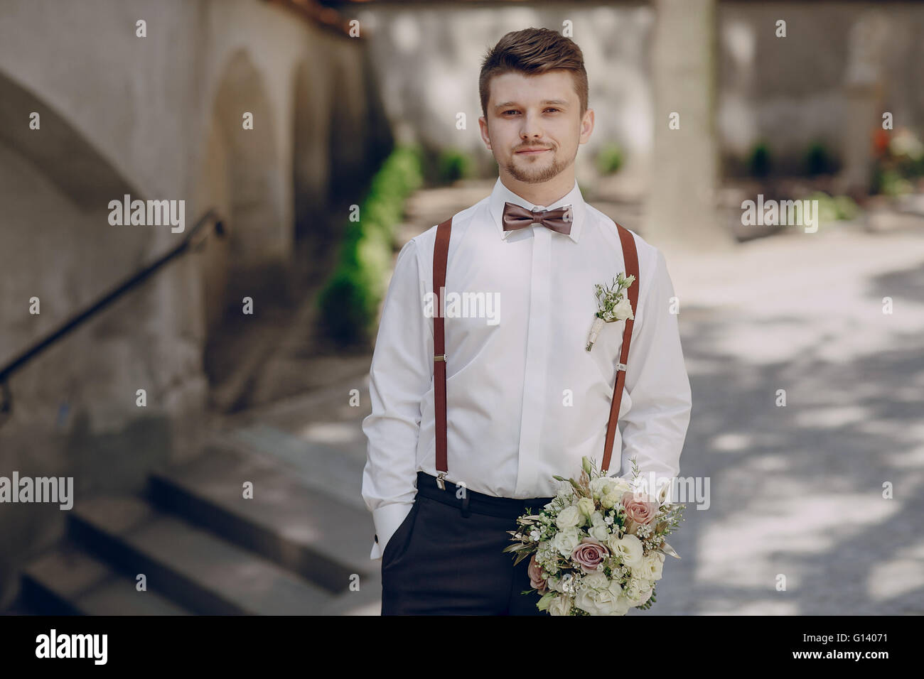 Wedding groom hand hi-res stock photography and images - Alamy