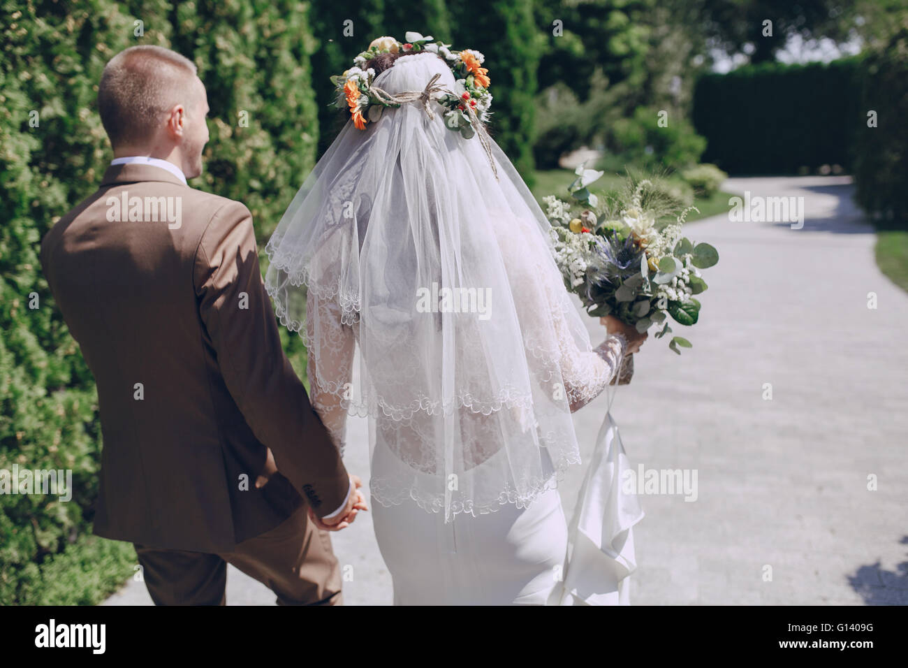 sunny wedding day Stock Photo - Alamy