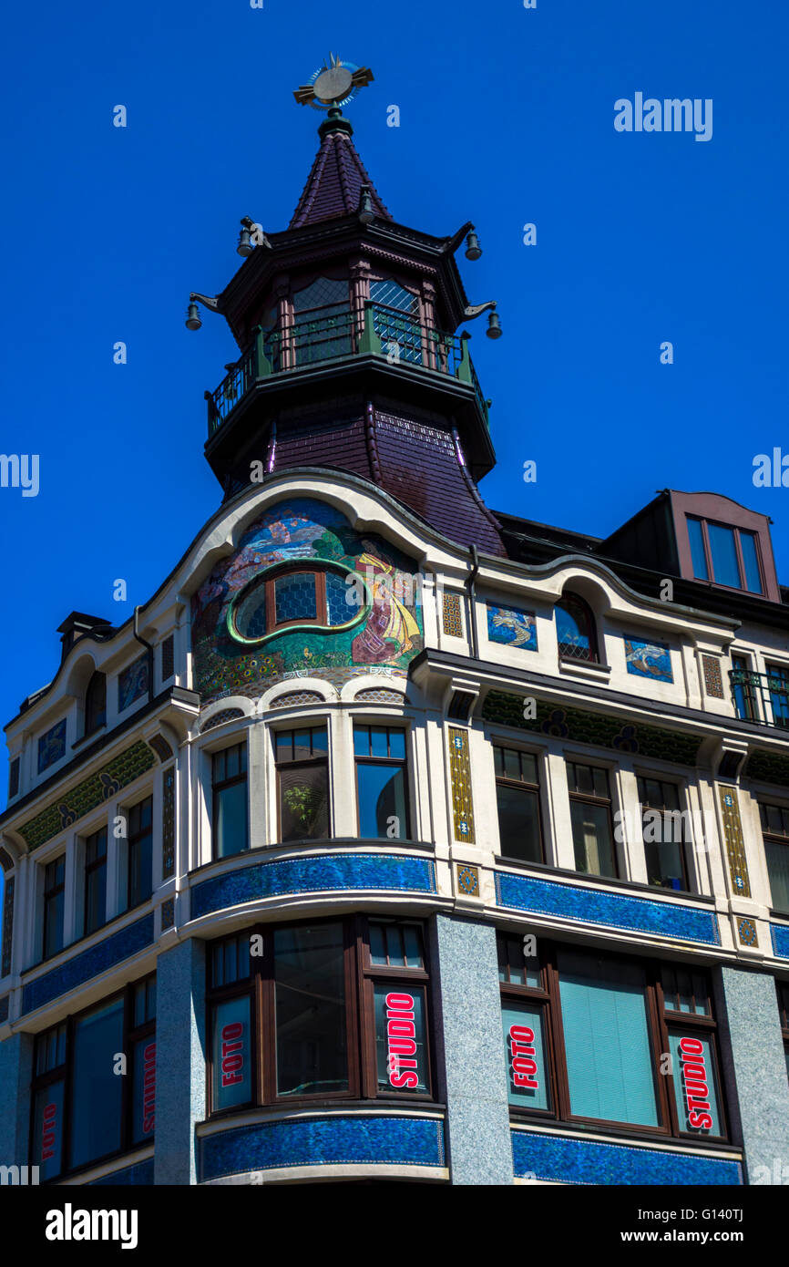 Café Riquet in Leipzig, Germany Stock Photo - Alamy