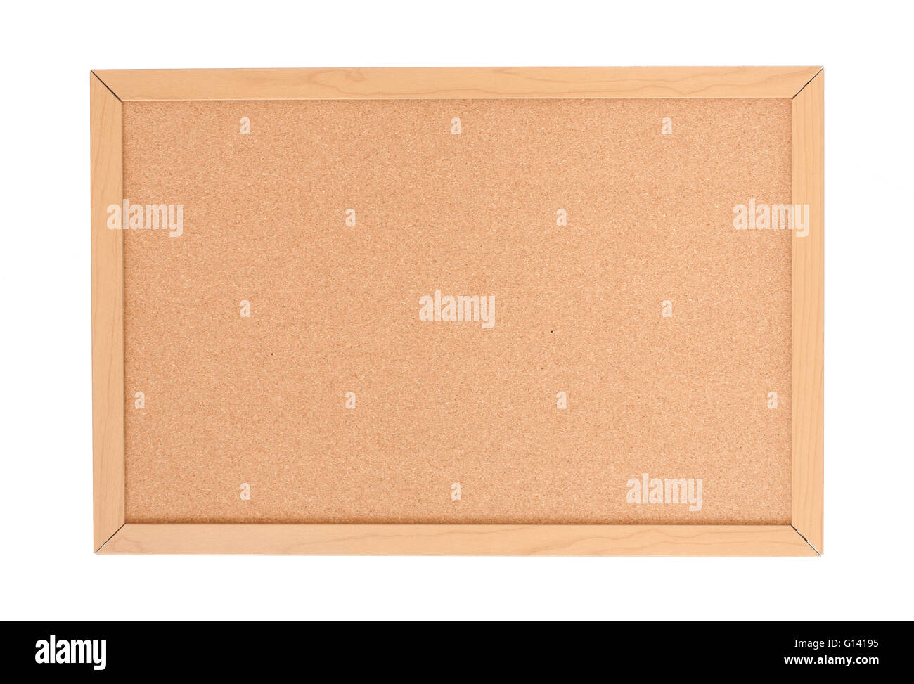 Bulletin board on white Stock Photo - Alamy