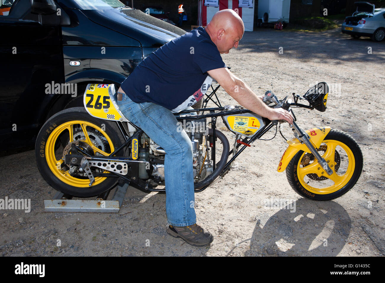 Chorley, Lancashire, UK. 8th May, 2016. The spectacular motorcycle ...