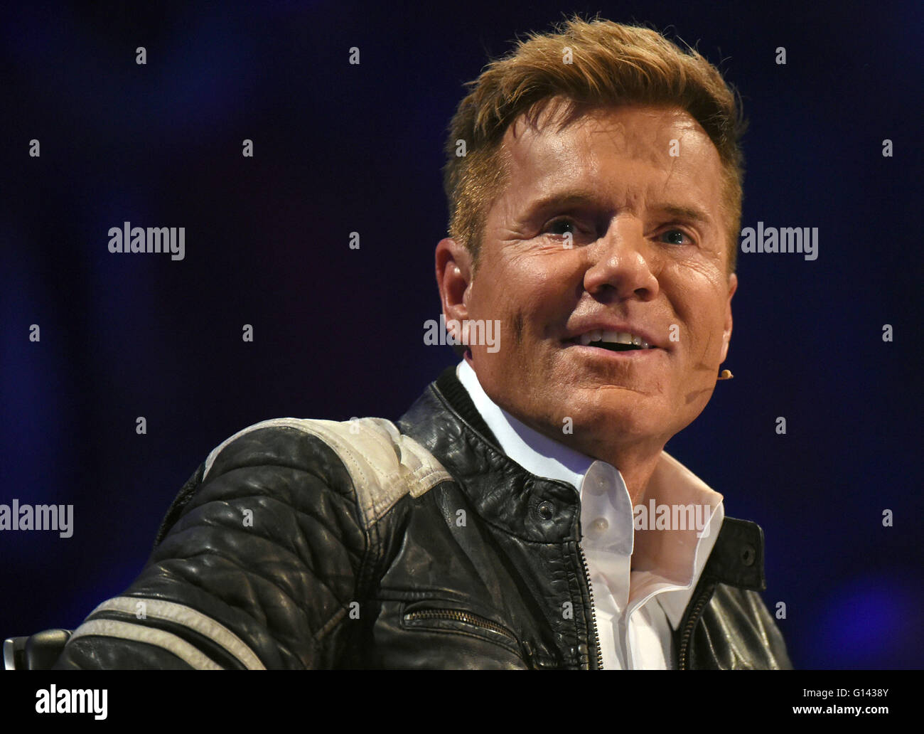 Duesseldorf, Germany. 07th May, 2016. Judge Dieter Bohlen speaks during ...