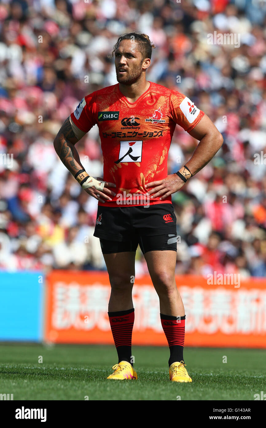 Tokyo, Japan. 7th May, 2016. Derek Carpenter (Sunwolves) Rugby : Super ...