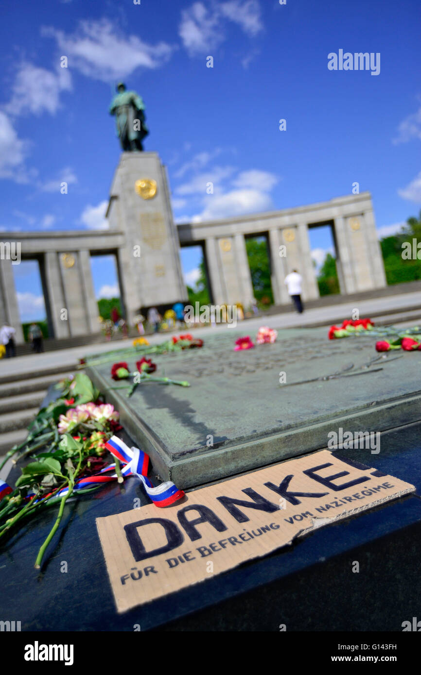 Berlin, Germany. 8th May, 2016.At May the 8th 1945 the German Nazi ...