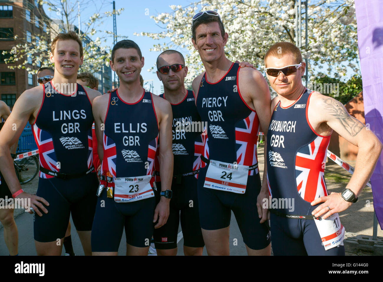 Copenhagen, Denmark, May 8th, 2016. Athletes from UK ready to begin ...