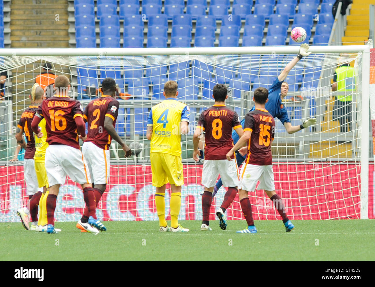 Stadium Olimpico, Rome, Italy. 08th May, 2016. Serie A football league ...