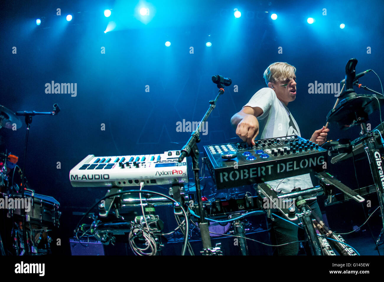 Detroit, Michigan, USA. 4th May, 2016. ROBERT DELONG performing on the ...
