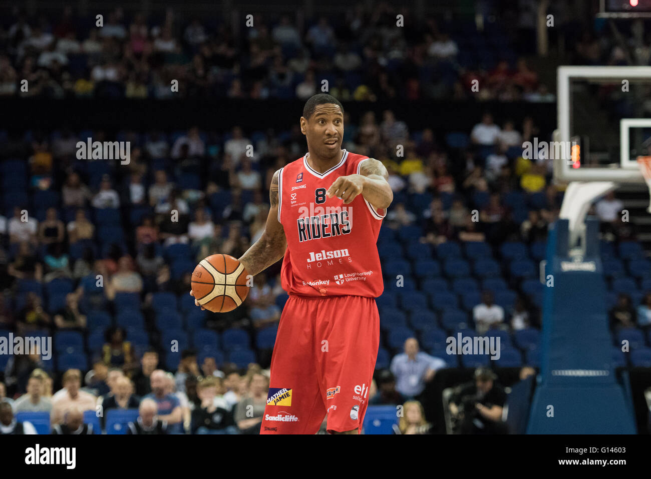 London, UK, 8 May 2016. The O2. Molten British Basketball League Play ...