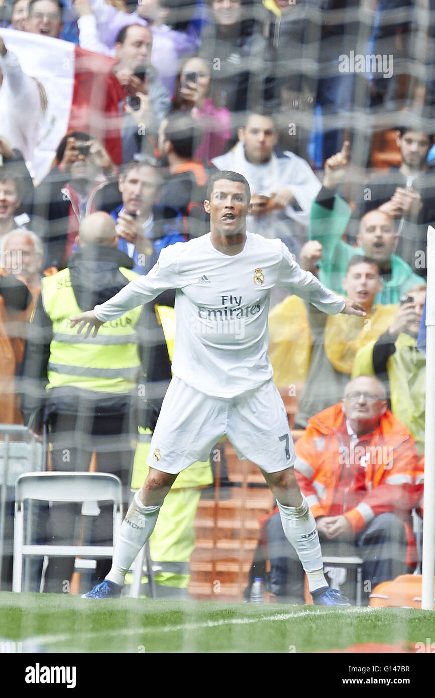Madrid, Spain. 8th May, 2016. Cristiano Ronaldo (forward; Real Madrid ...