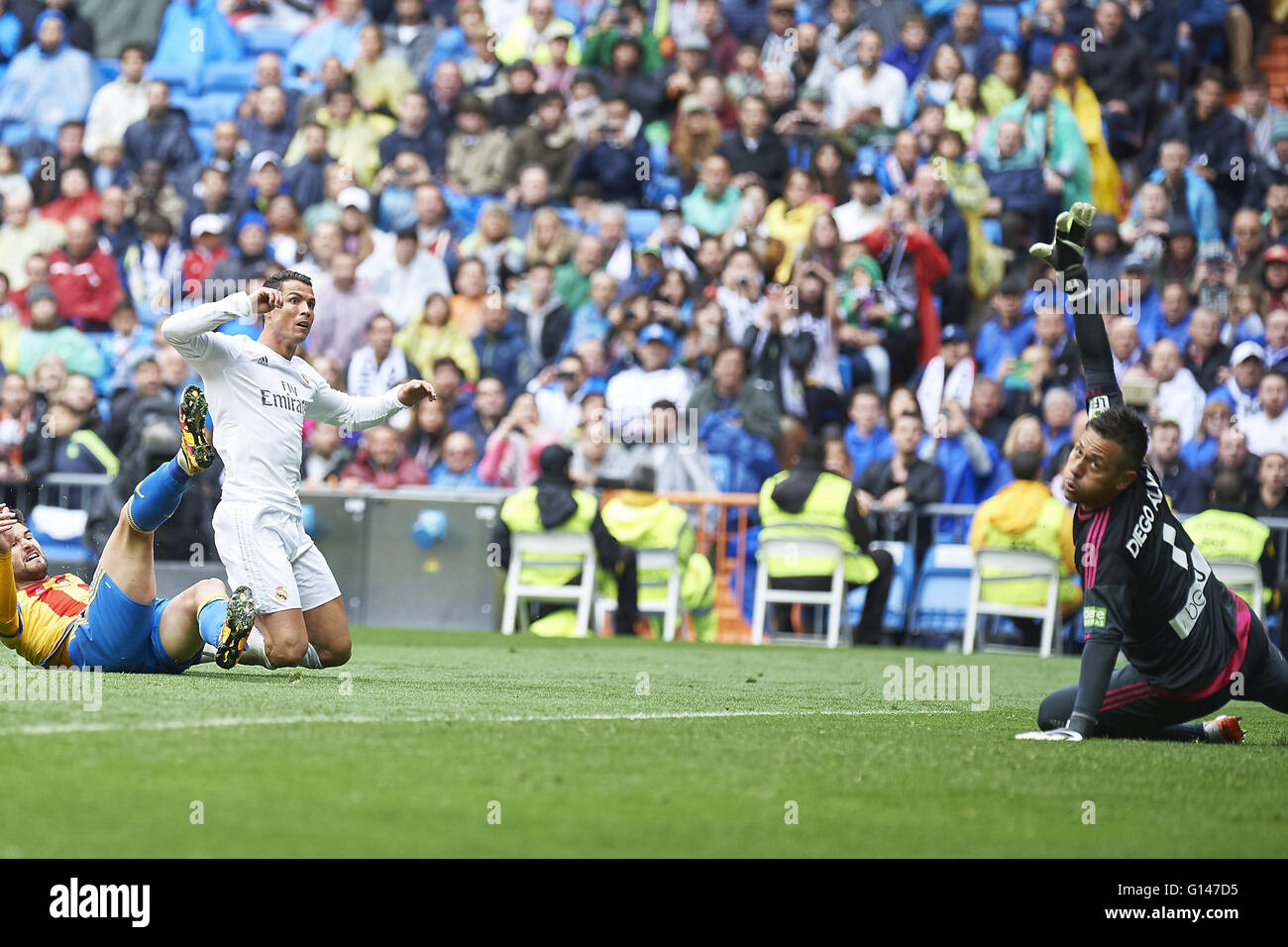 Madrid, Spain. 8th May, 2016. Cristiano Ronaldo (forward; Real Madrid ...