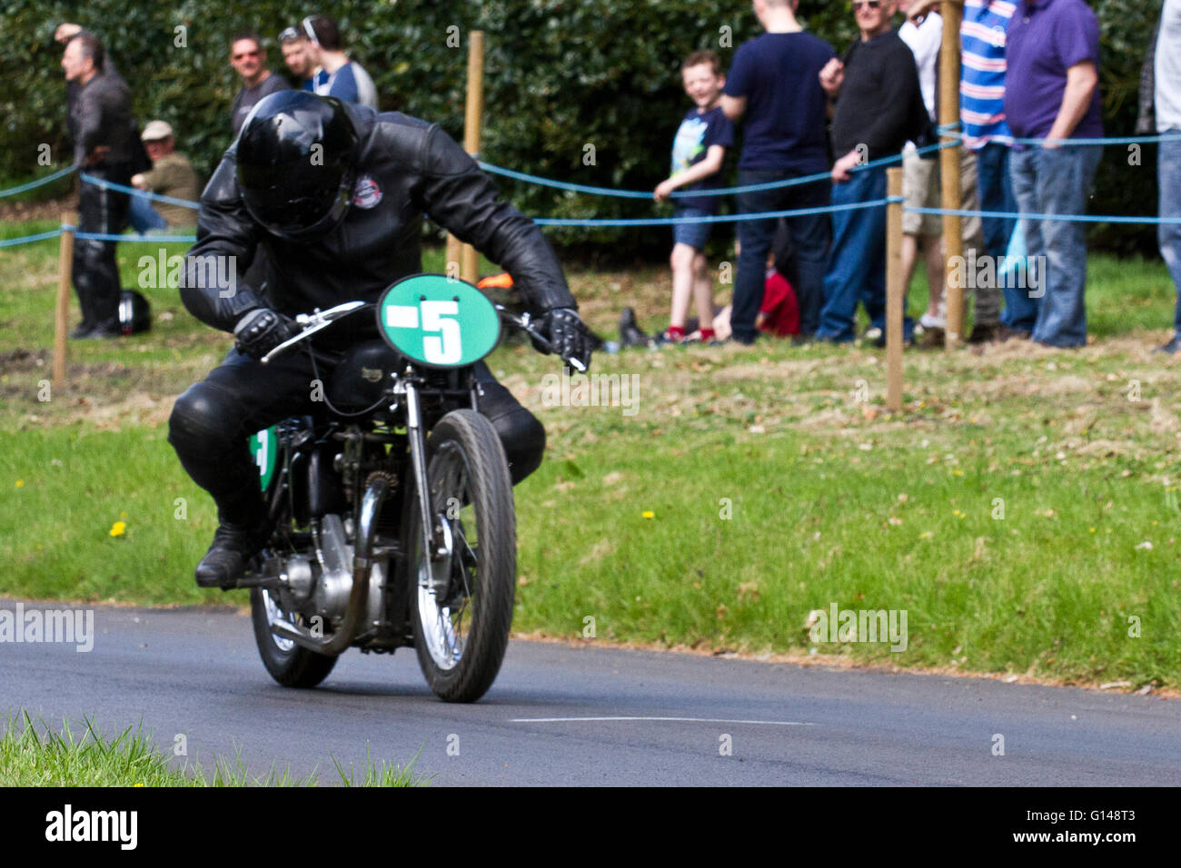 Vintage racing velocette motorcycle hi-res stock photography and images ...