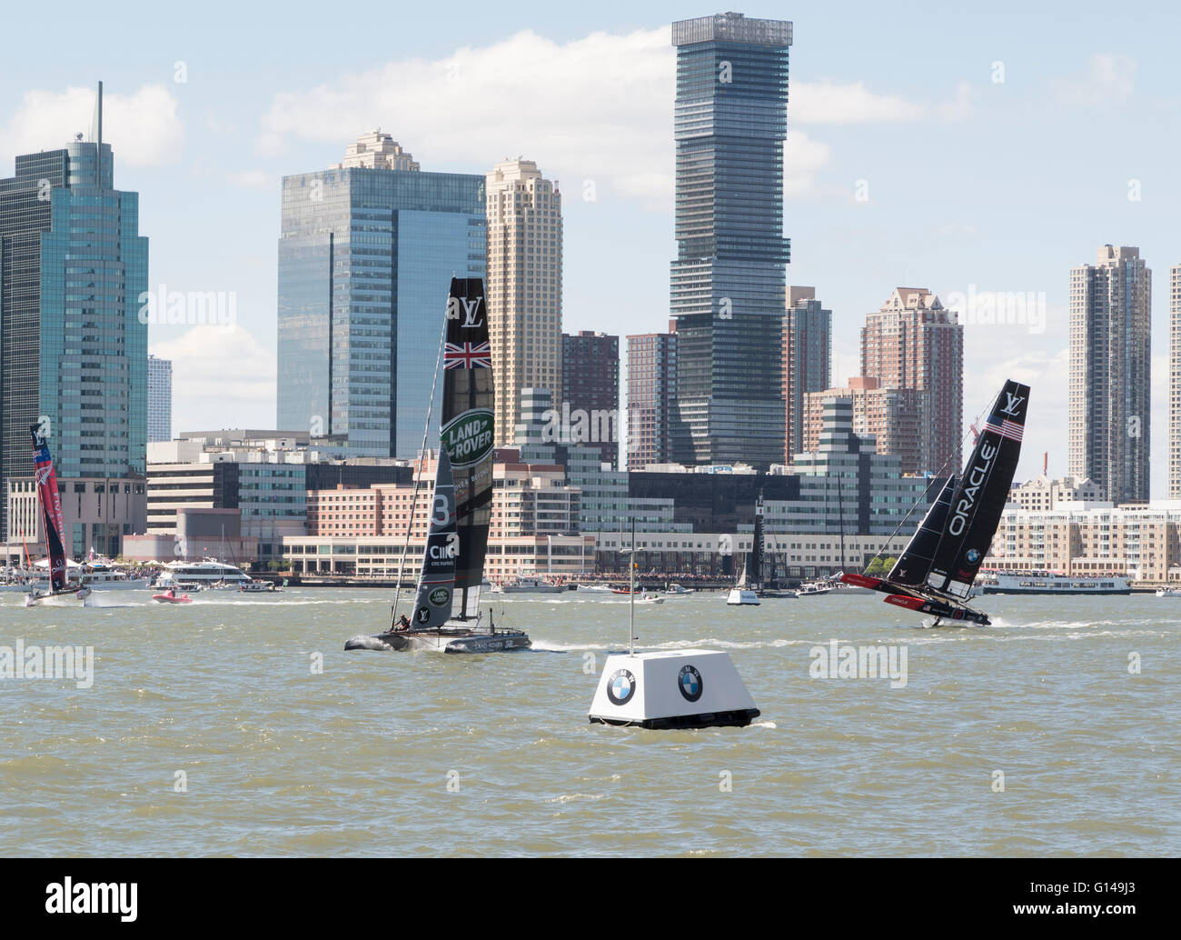 2016 America's Cup World Series on the Hudson River in New York City ...