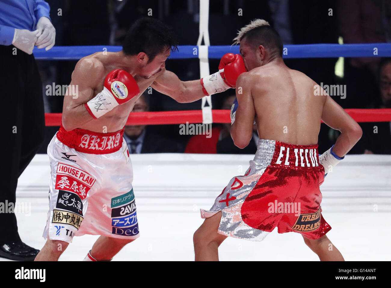 Points After 12 Rounds. 8th May, 2016. (L-R) Akira Yaegashi (JPN ...