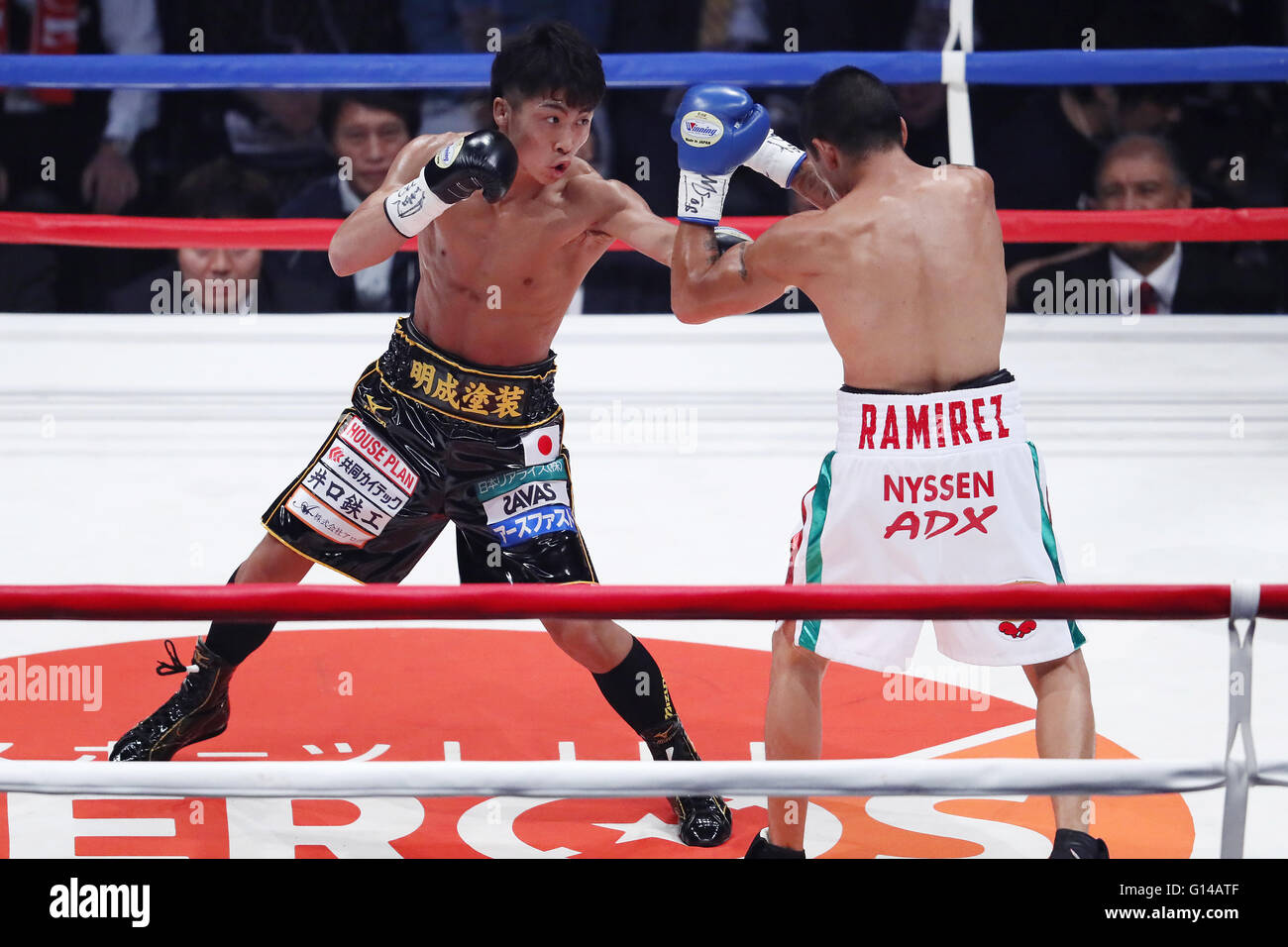 Points After 12 Rounds. 8th May, 2016. (L-R) Naoya Inoue (JPN), David Carmona (MEX), MAY 8, 2016 ...